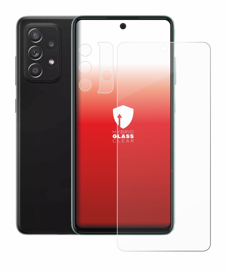 upscreen Hybrid Glass Clear Premium Glass Screen Protector for Samsung ...