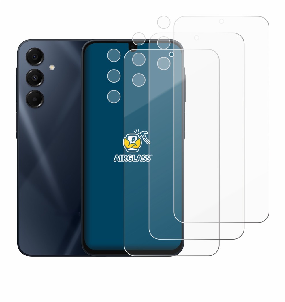 6 Pack BROTECT AirGlass Glass Screen Protector for Samsung Galaxy A16 ...