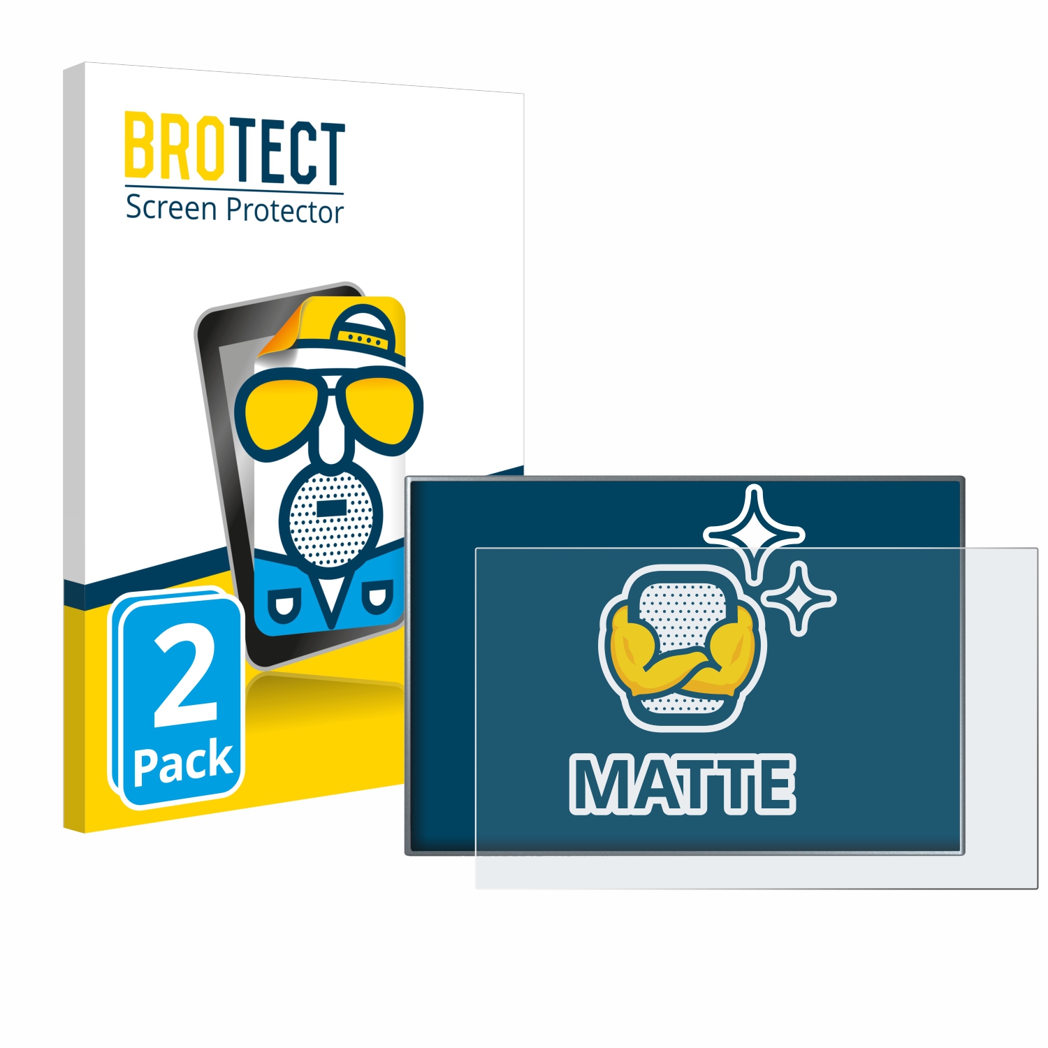 2x BROTECT Matte Film de protection d'écran mat pour Siemens Simatic ...