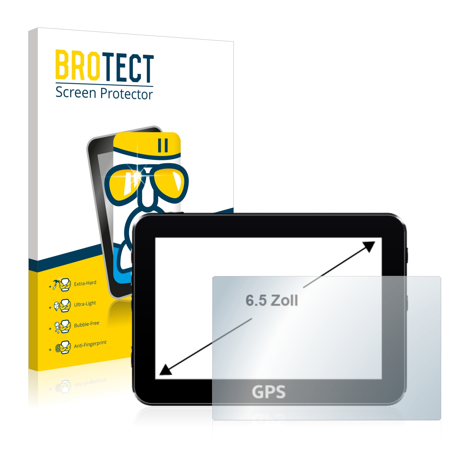 BROTECT AirGlass Protection d'écran en verre pour Système de navigation ...