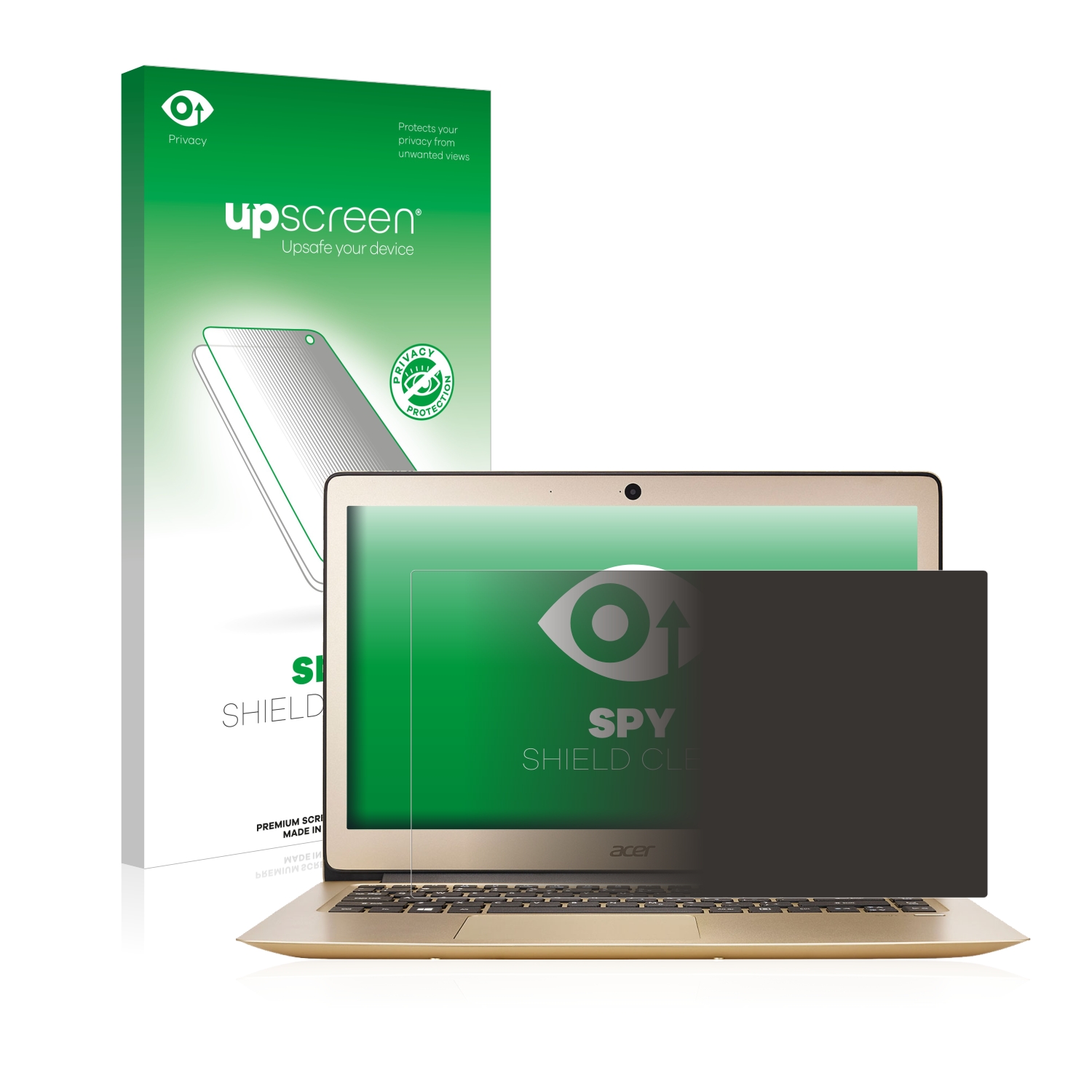 upscreen Spy Shield Clear Premium Film de protection d'écran ...
