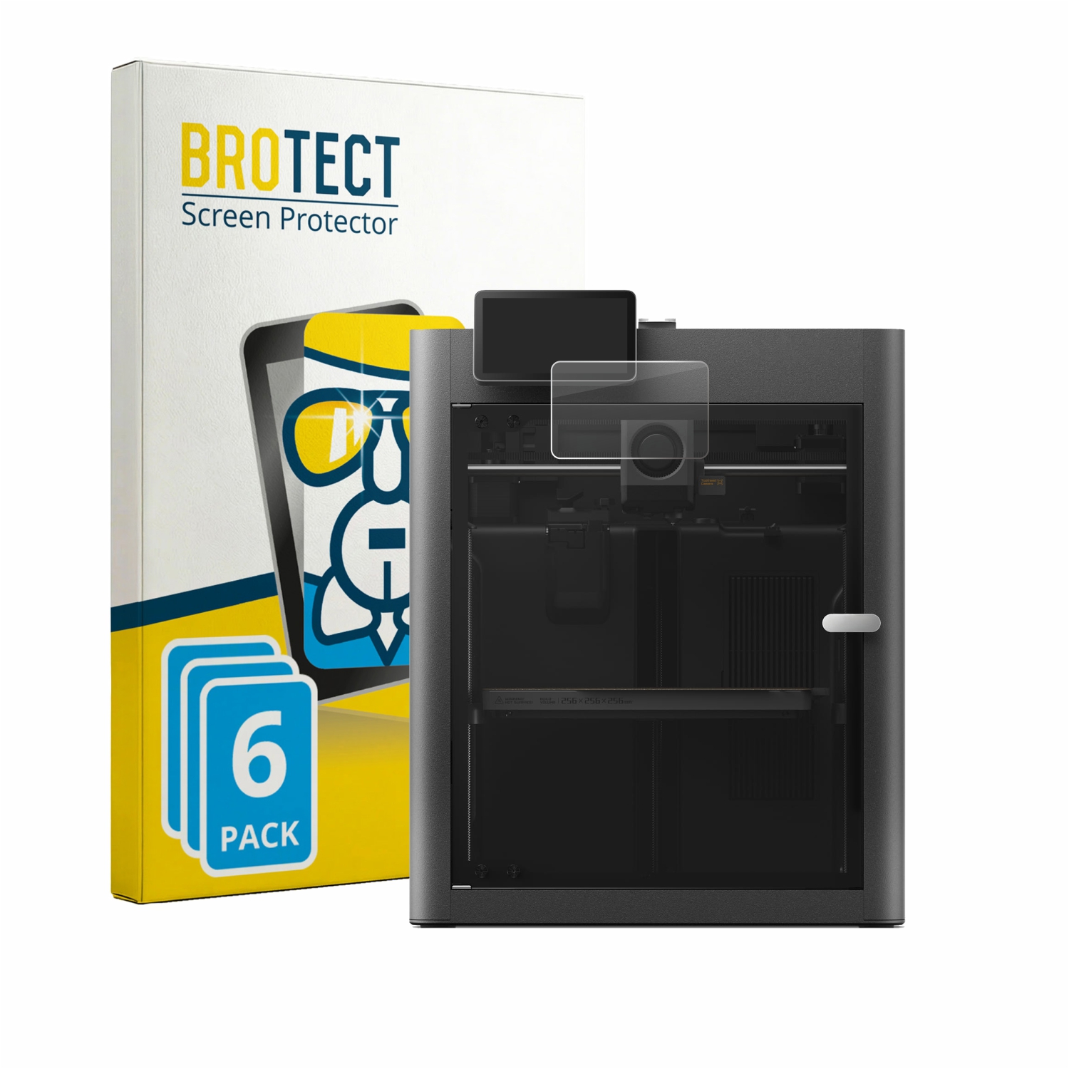 6 Pièces BROTECT AirGlass Protection d'écran en verre pour Bambu Lab ...