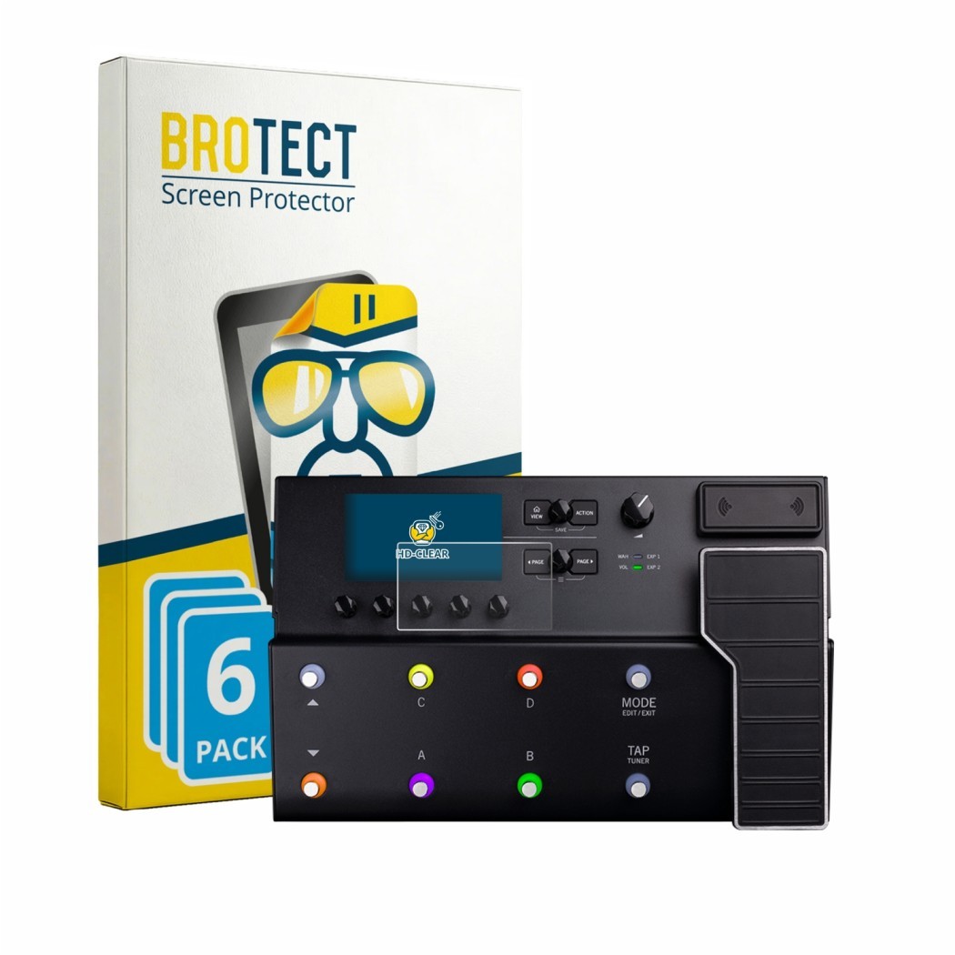 6 Pièces BROTECT HD-Clear Film de protection d'écran pour Line 6 POD Go ...