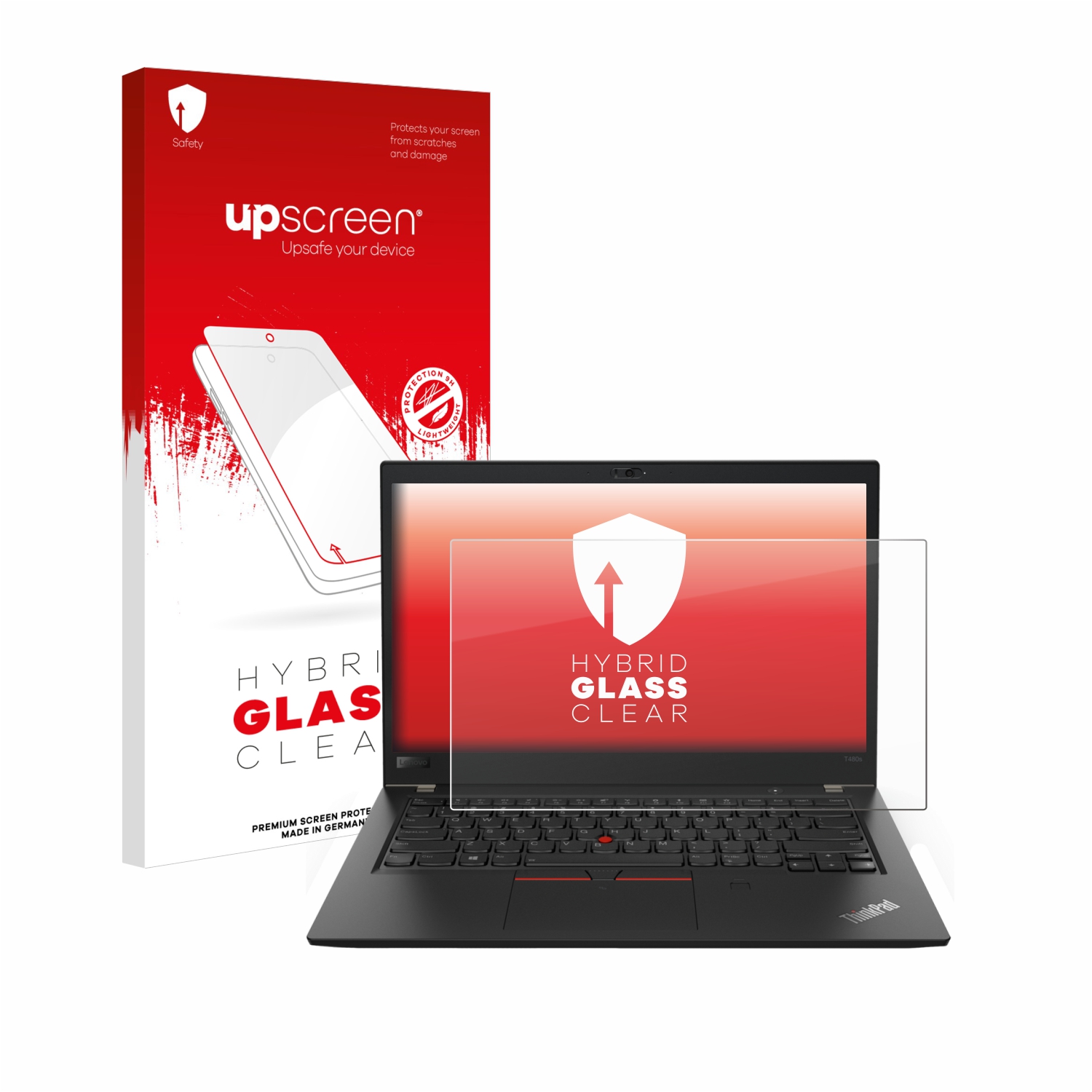 upscreen Hybrid Glass Clear Premium Glass Screen Protector for Lenovo ...