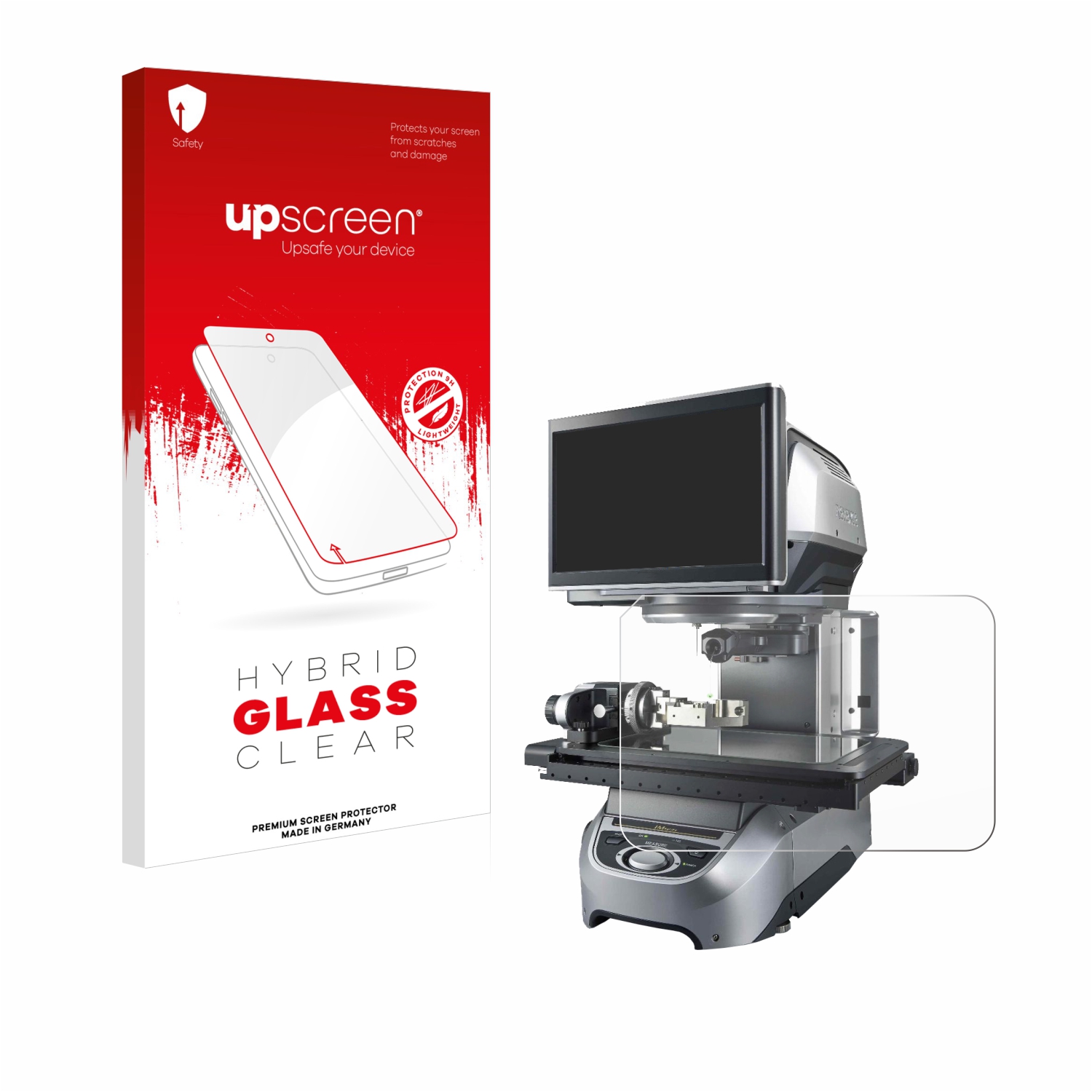 upscreen Hybrid Glass Clear Premium Glass Screen Protector for Keyence ...